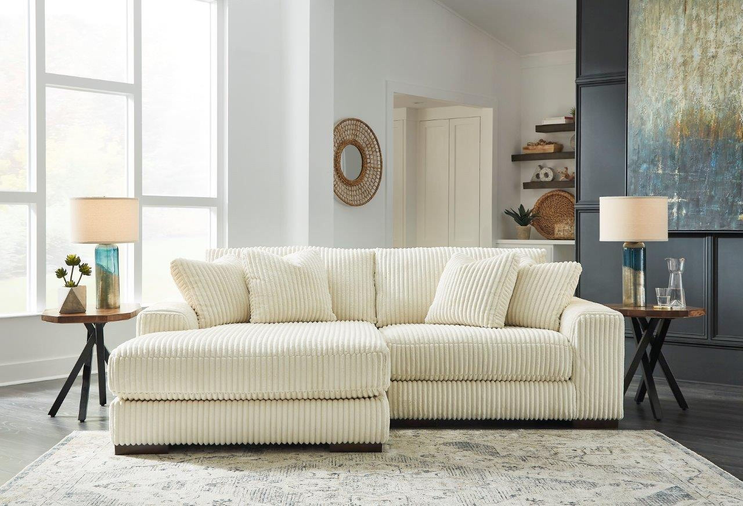 Lindyn 2-Piece LAF Chaise Sectional In Ivory by Ashley Furniture ...