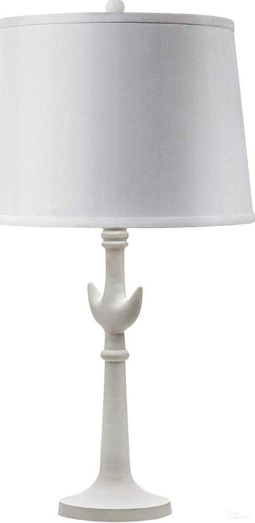 Luna Lamp Without Shade In Plaster White by Villa & House | 1StopBedrooms