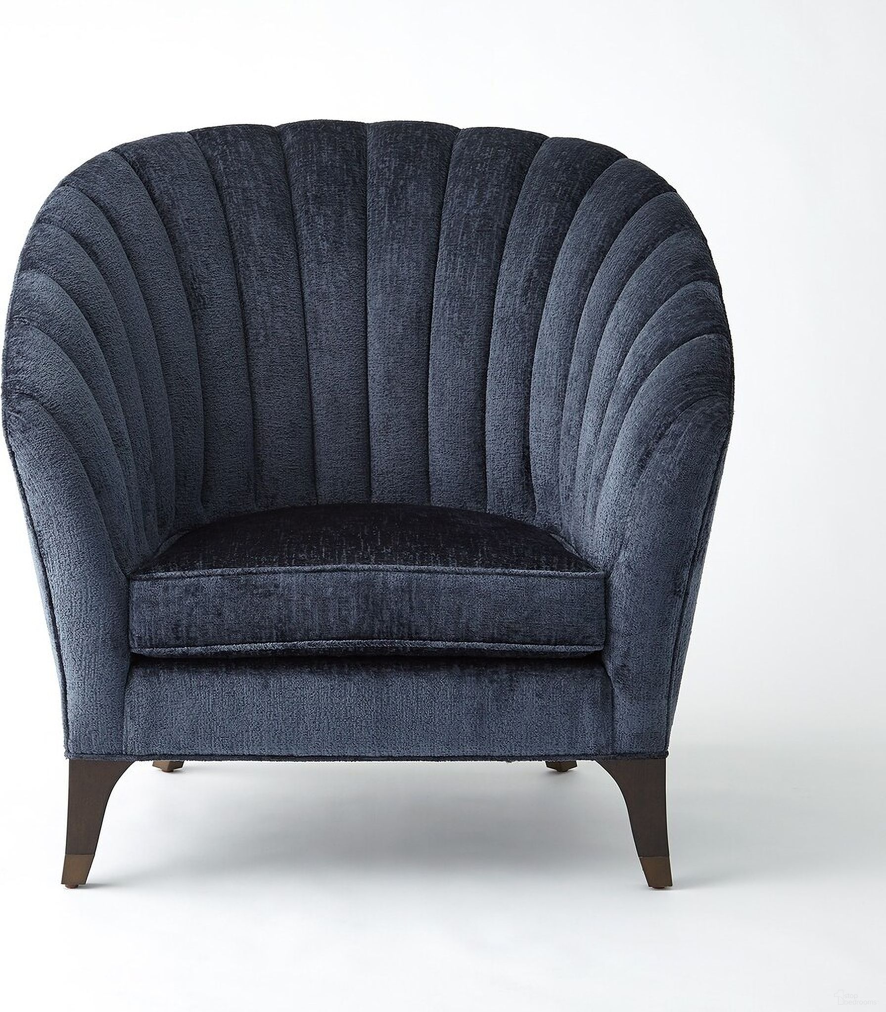 Luxe Lounge Chair In Indigo by Global Views | 1StopBedrooms