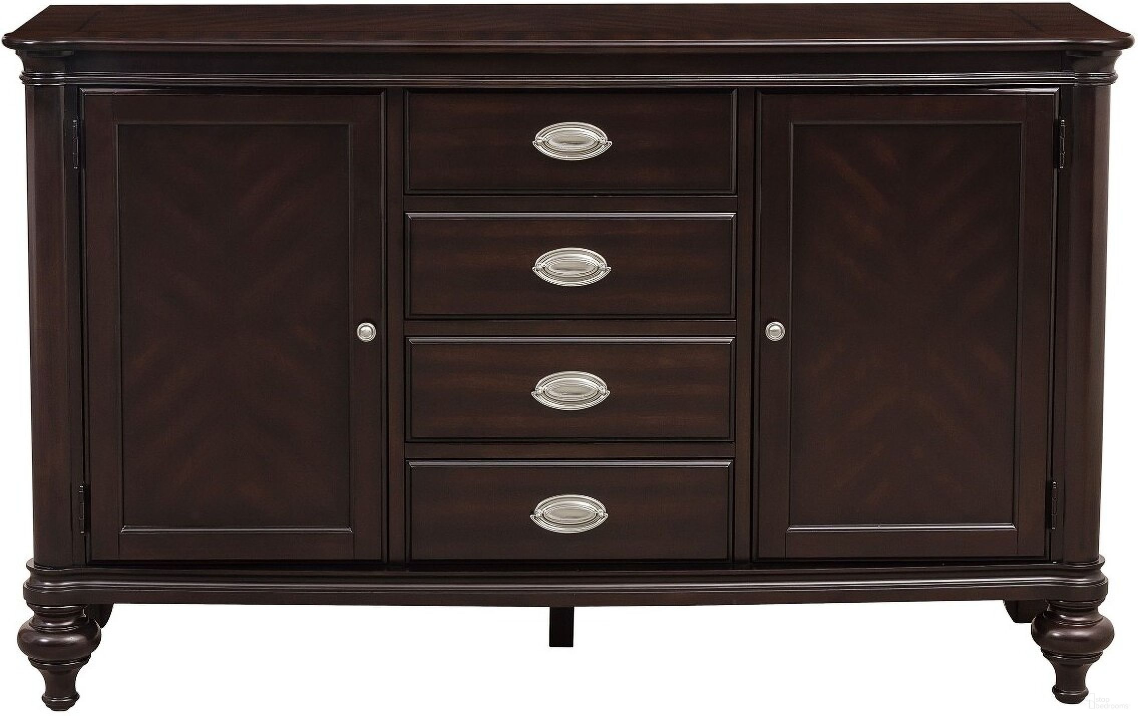 Marston Dark Cherry Buffet by Homelegance | 1StopBedrooms