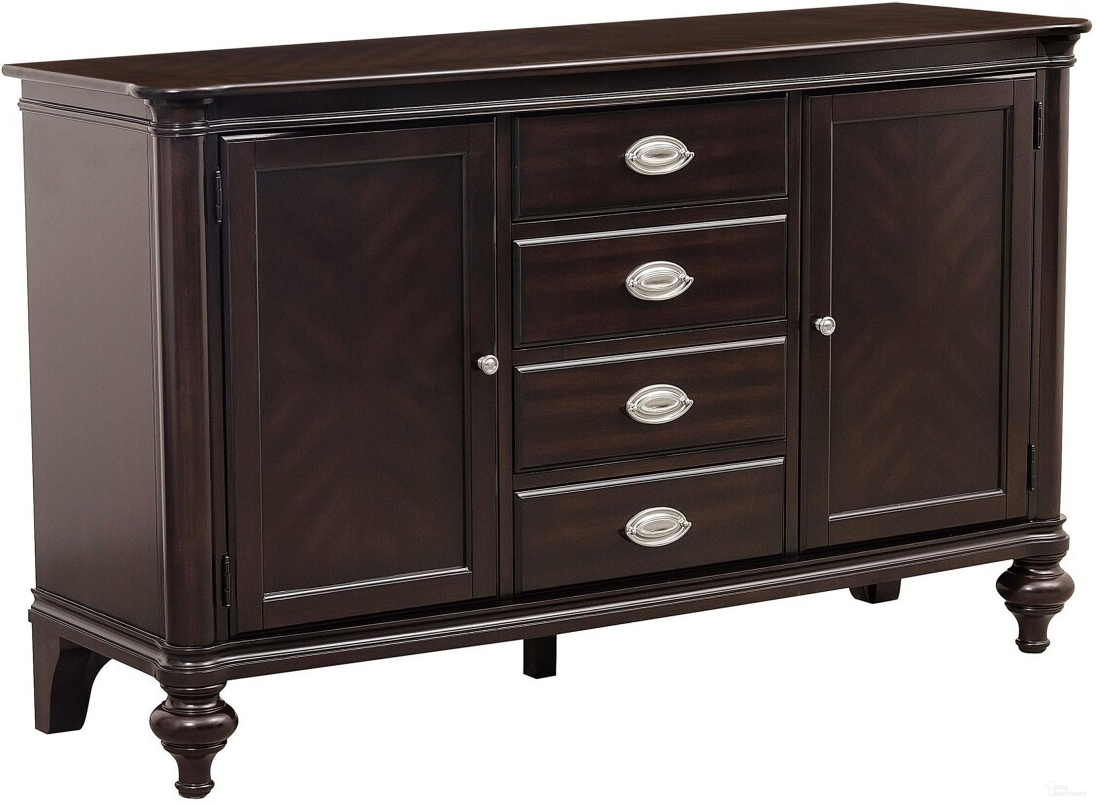 Marston Dark Cherry Buffet by Homelegance | 1StopBedrooms
