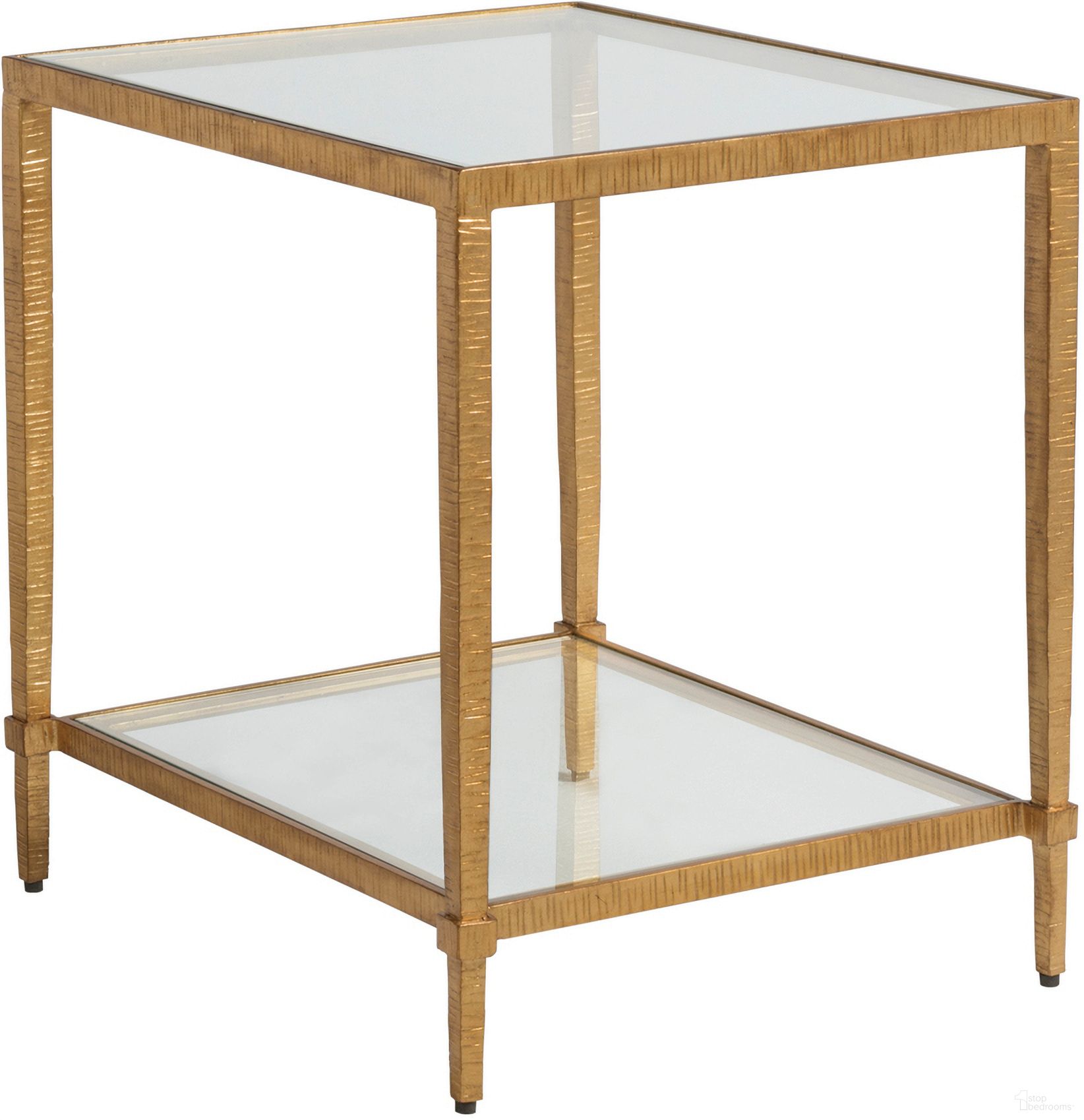 Metal Designs Claret Rectangular End Table 01- In Brass by Artistica ...
