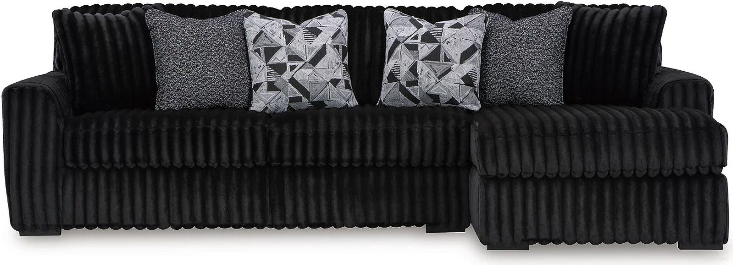 Midnight-Madness 2-Piece Sectional Sofa With RAF Chaise In Onyx by ...
