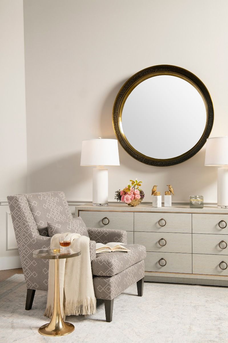Mina Club Chair In Champagne Beach by Villa & House | 1StopBedrooms