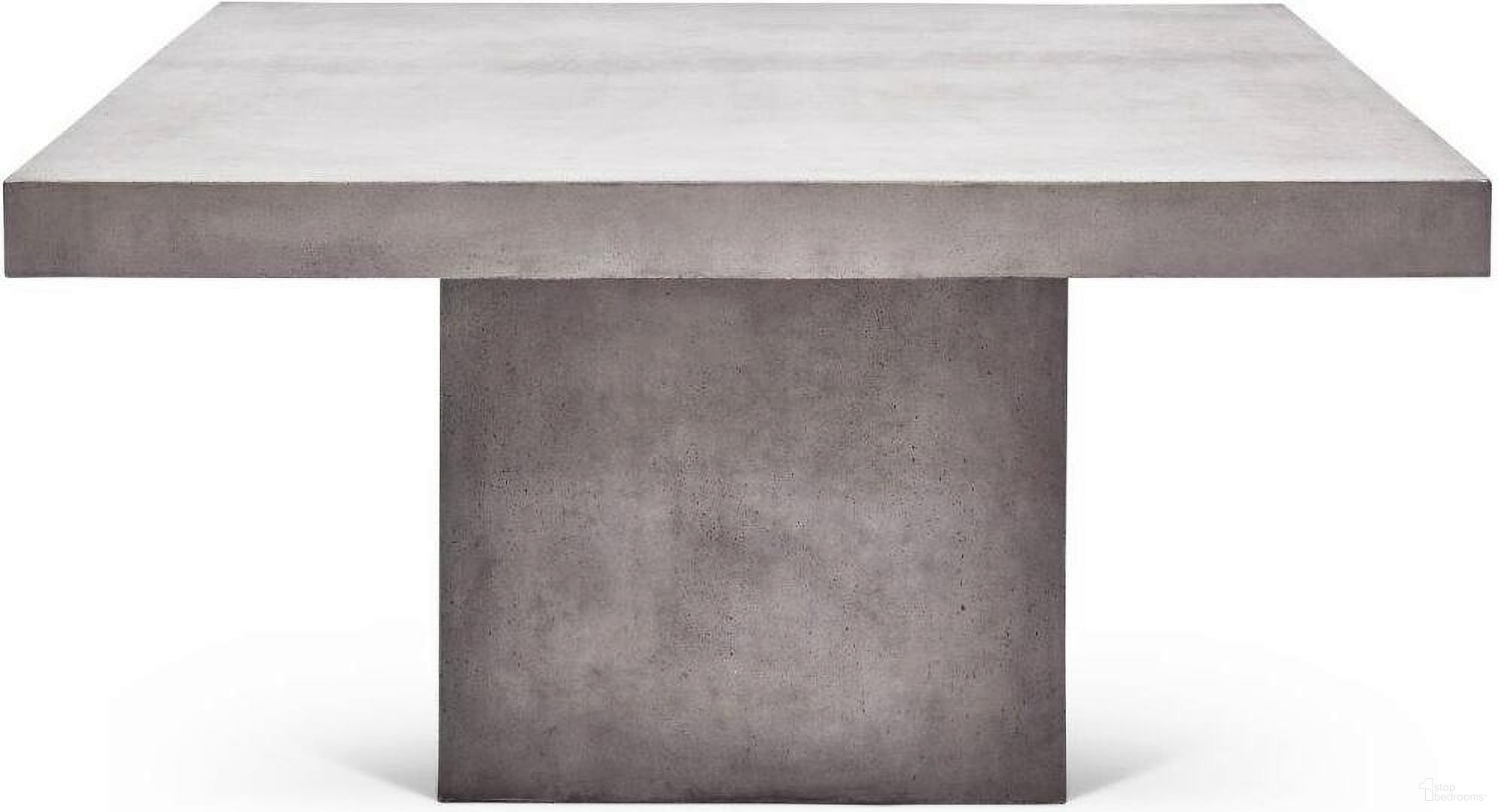 Mixx Una 59 Inch Square Dining Table In Dark Grey by Urbia | 1StopBedrooms
