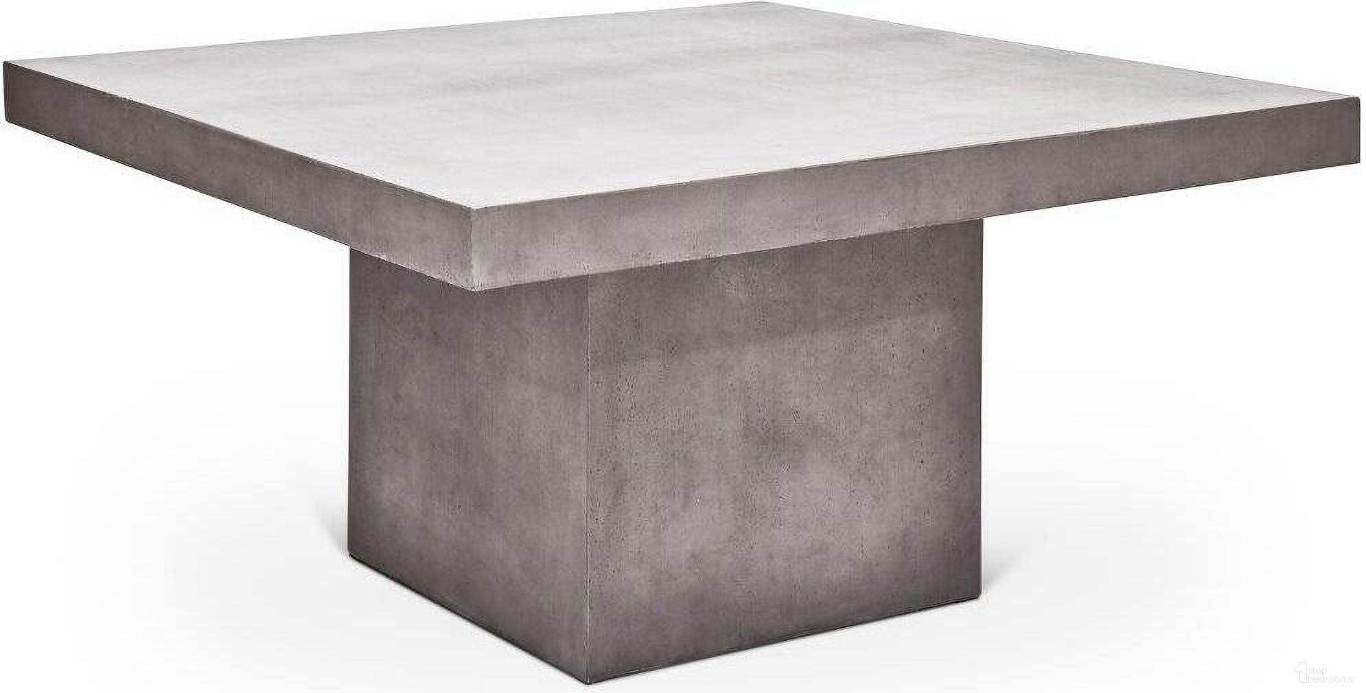 Mixx Una 59 Inch Square Dining Table In Dark Grey by Urbia | 1StopBedrooms