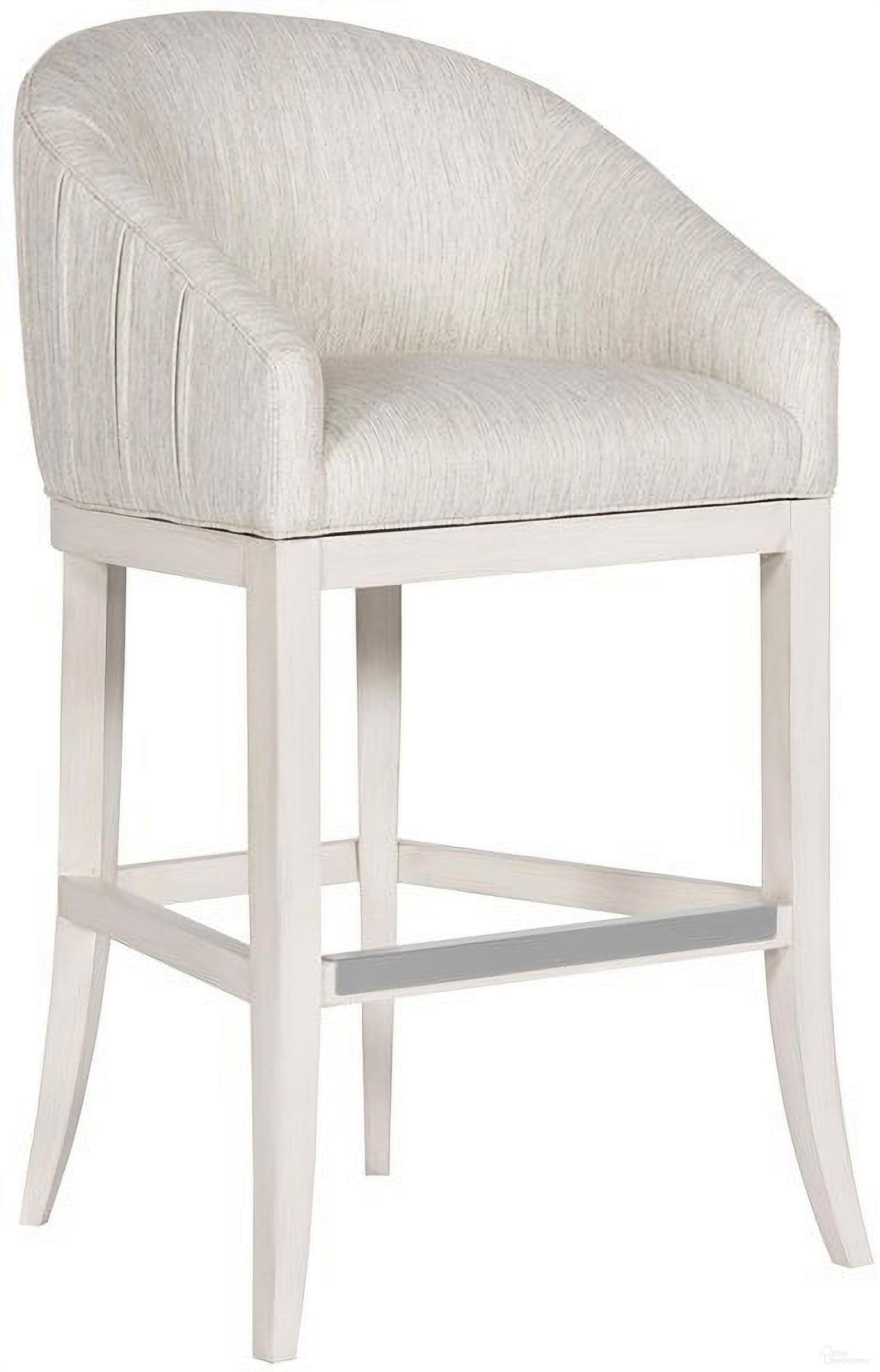 Ryder Wood Flare Base Bar Stool In Cream by Vanguard Furniture ...