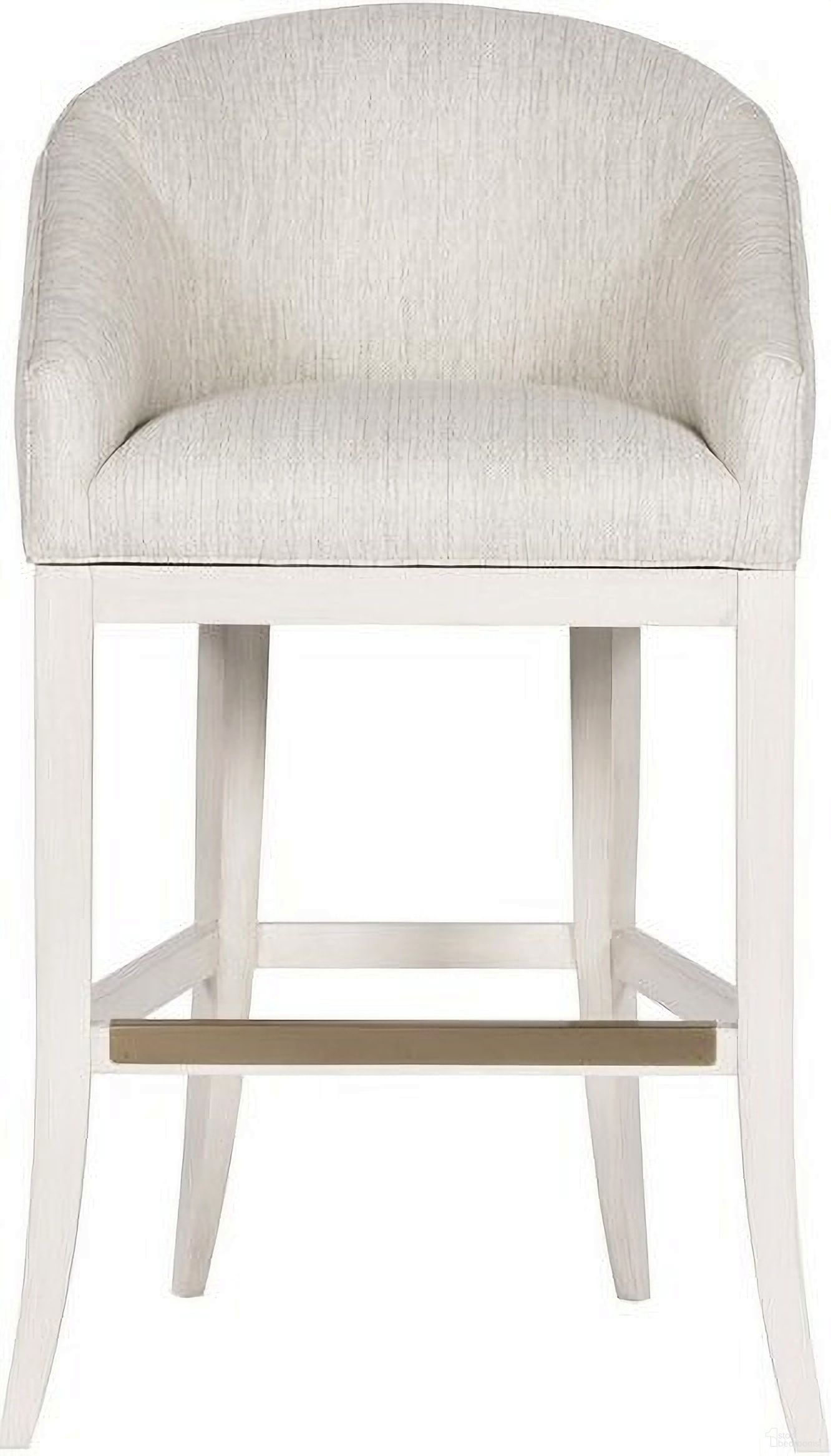 Ryder Wood Flare Base Bar Stool In Cream by Vanguard Furniture ...