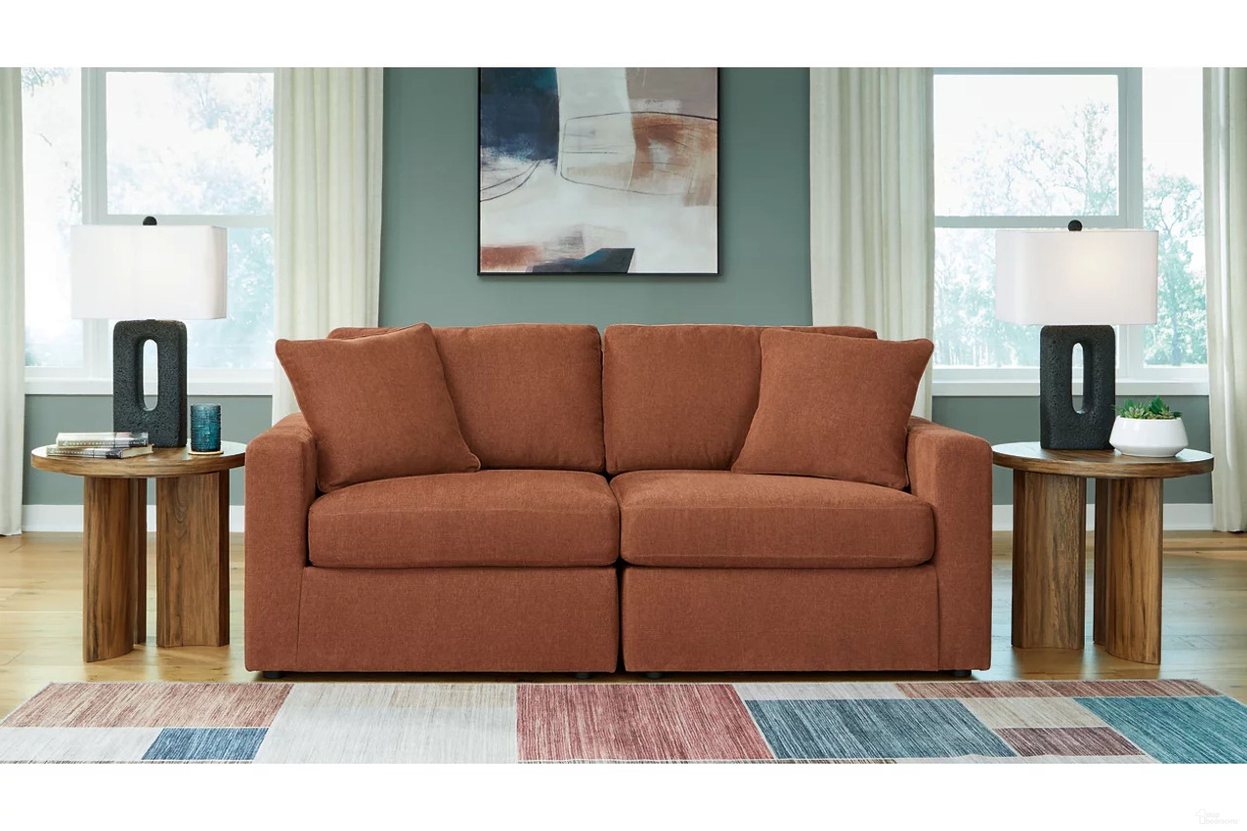 Modmax 8-Piece Sectional In Spice by Ashley Furniture | 1StopBedrooms