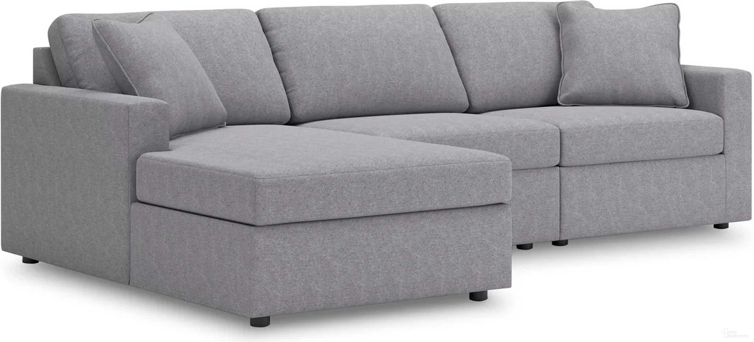 Modmax 3-Piece LAF Sectional with Chaise In Granite by Ashley Furniture ...
