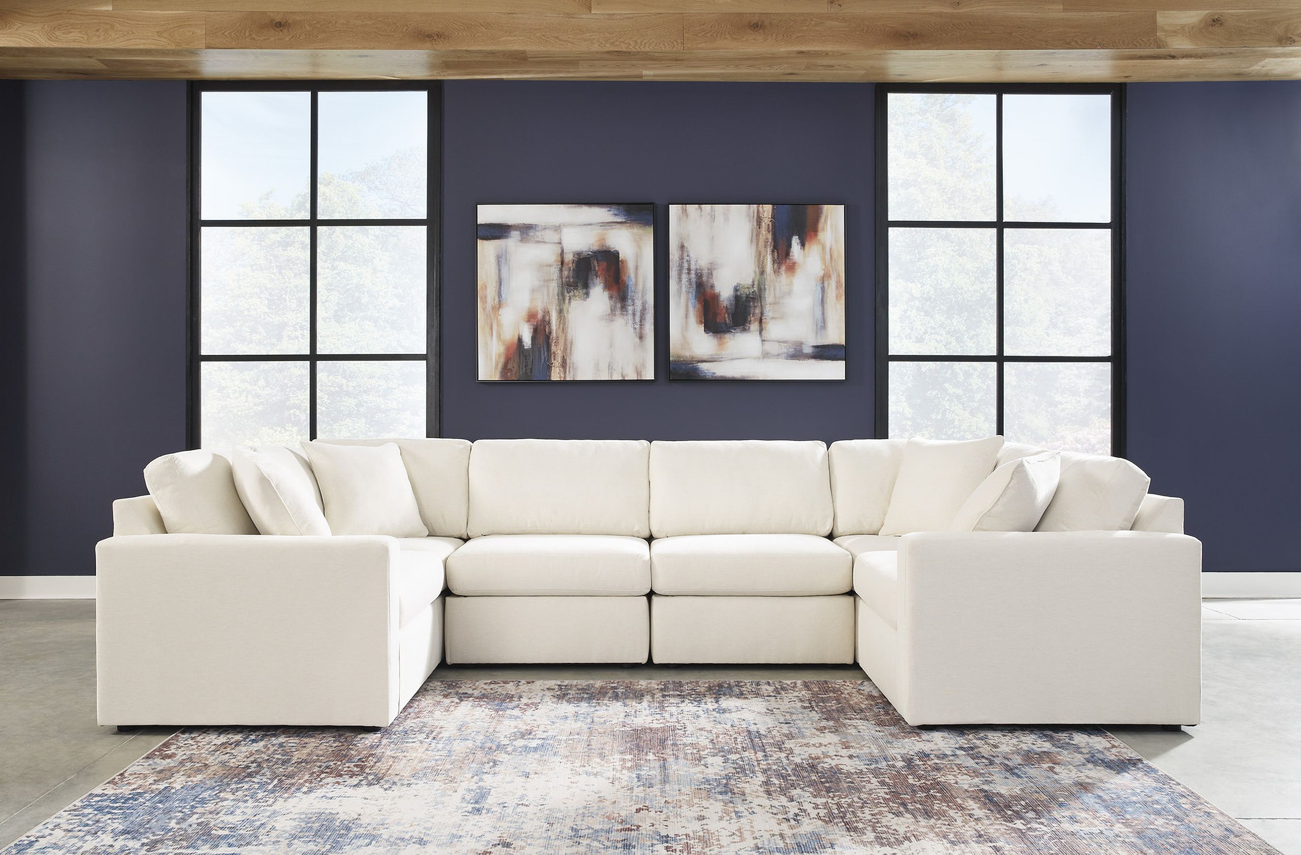 Modmax 6-Piece Sectional In Oyster by Ashley Furniture | 1StopBedrooms