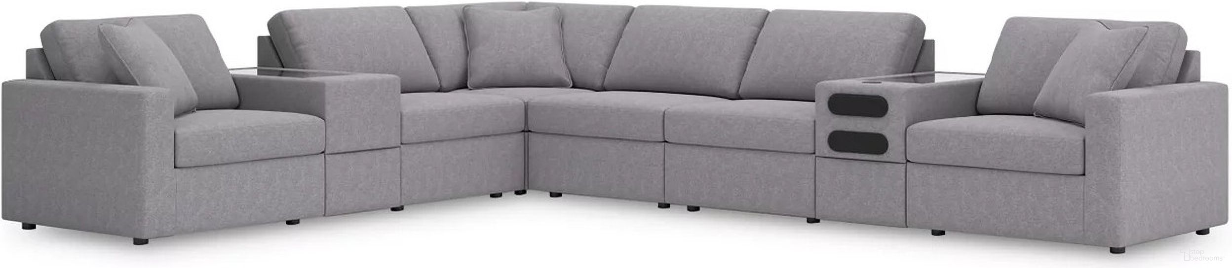Modmax 8-Piece Sectional In Granite by Ashley Furniture | 1StopBedrooms