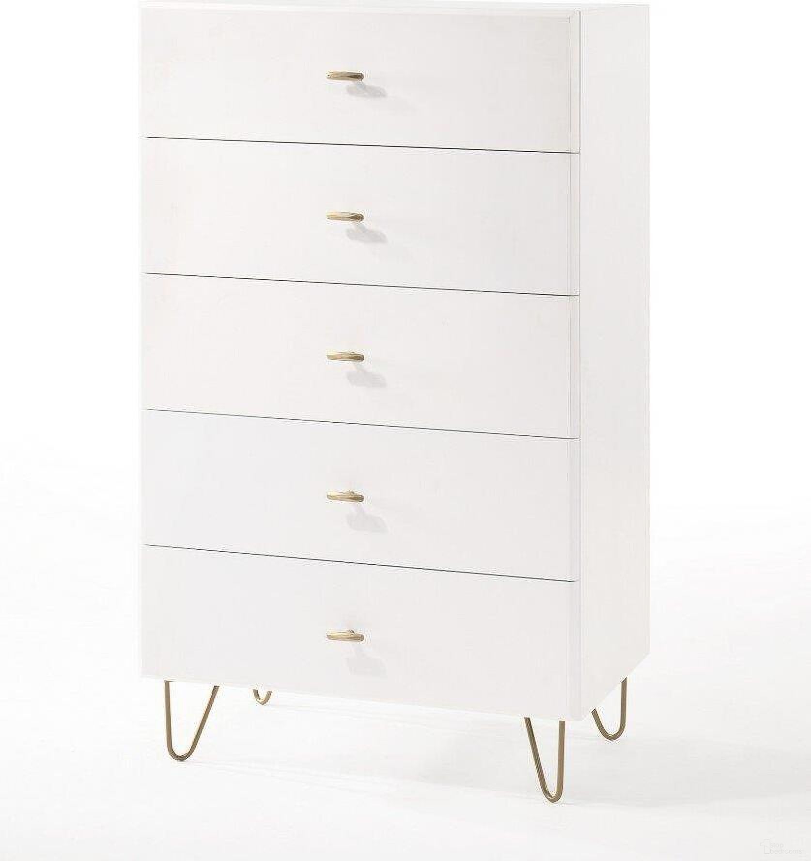 Modrest Bryan Modern White Chest by VIG Furniture | 1StopBedrooms