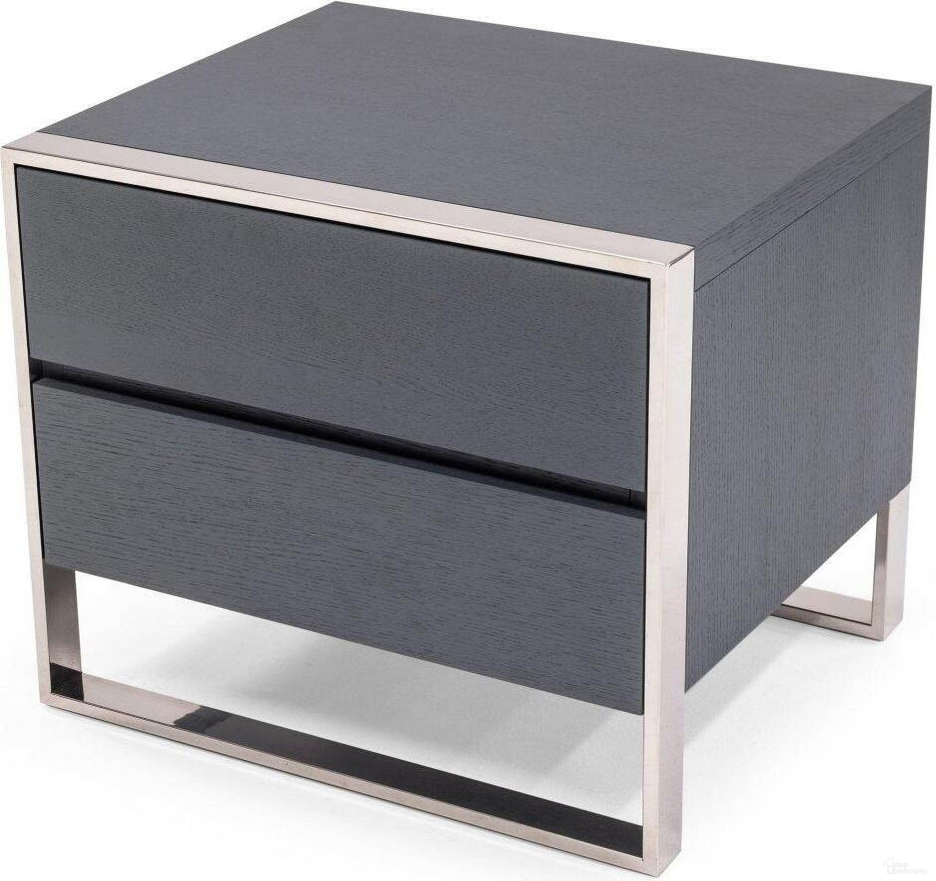 Modrest Jolene Modern Grey Nightstand by VIG Furniture | 1StopBedrooms