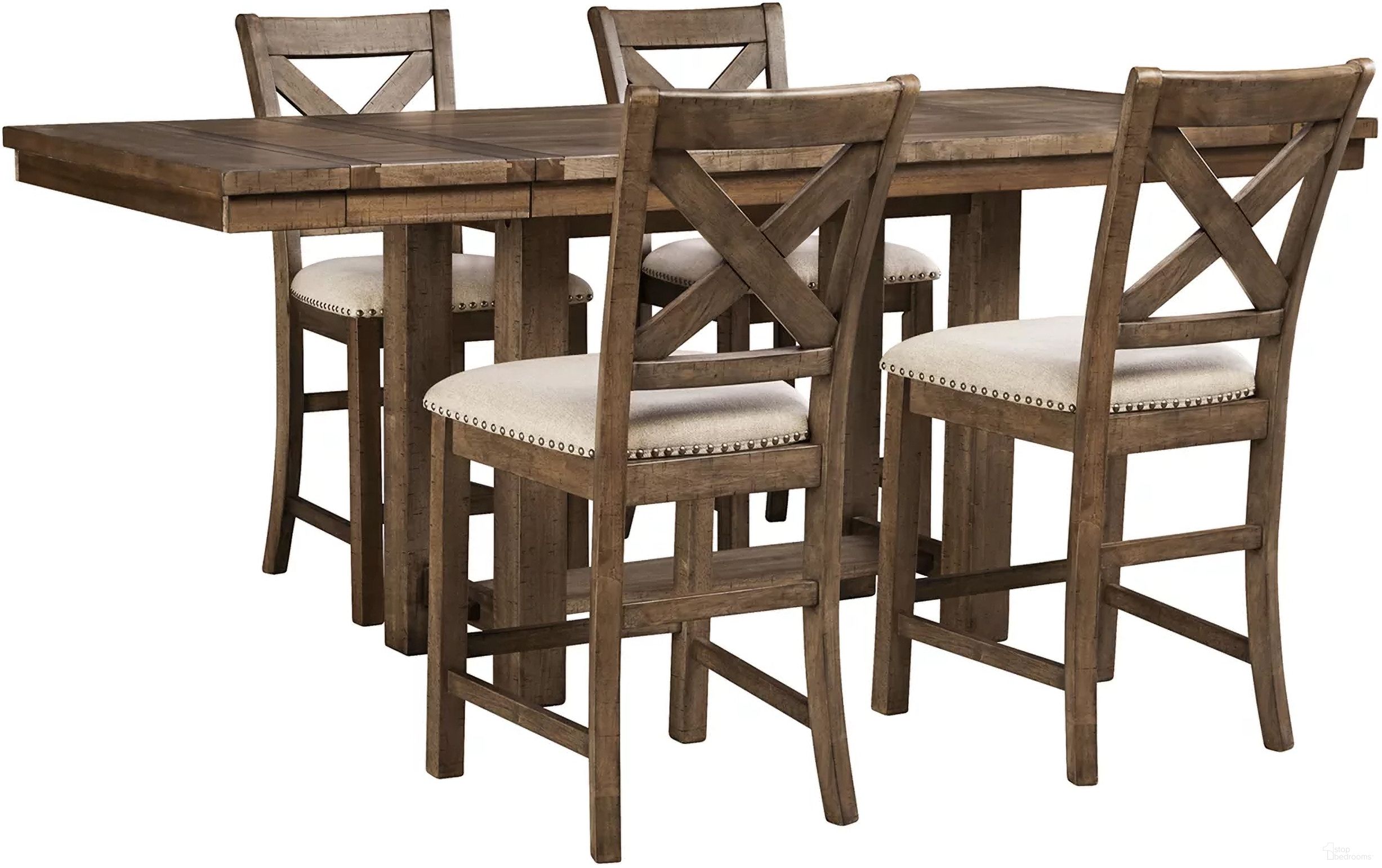 Moriville Extendable Counter Height Dining Room Set by Ashley Furniture ...