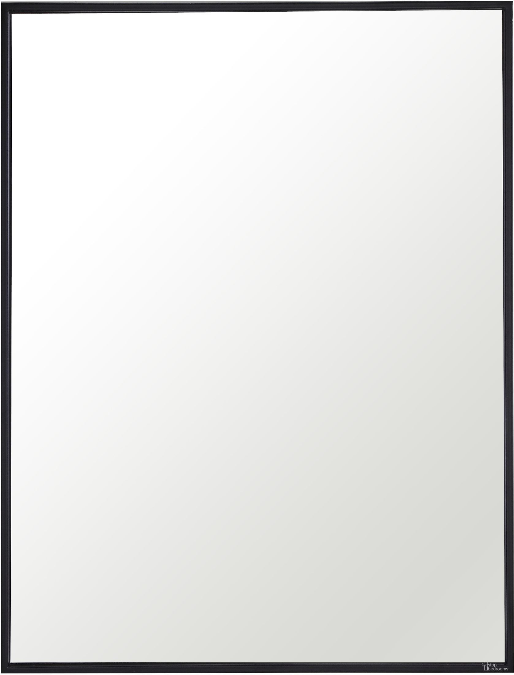 Mr4071bk Eternity 24" Rectangular Black Mirror by Elegant Lighting ...