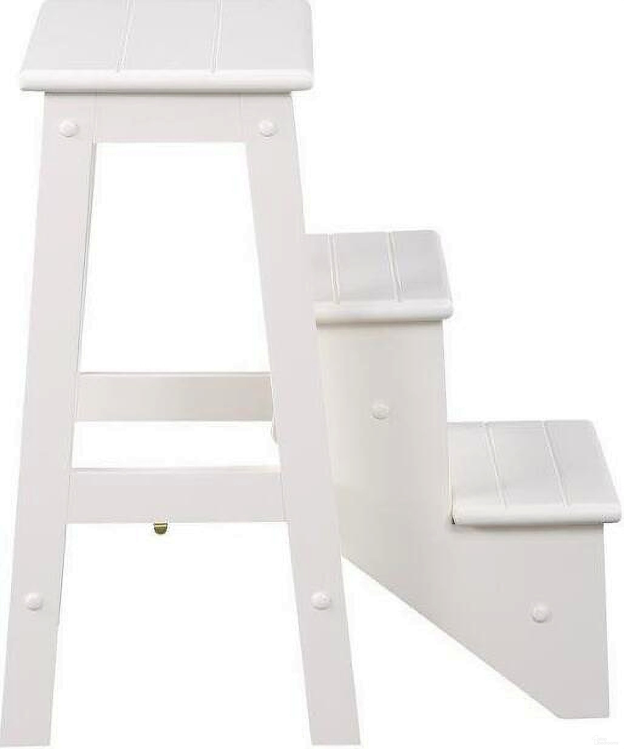Niko Folding 24 Inch Step Stool In White by Boraam Industries ...