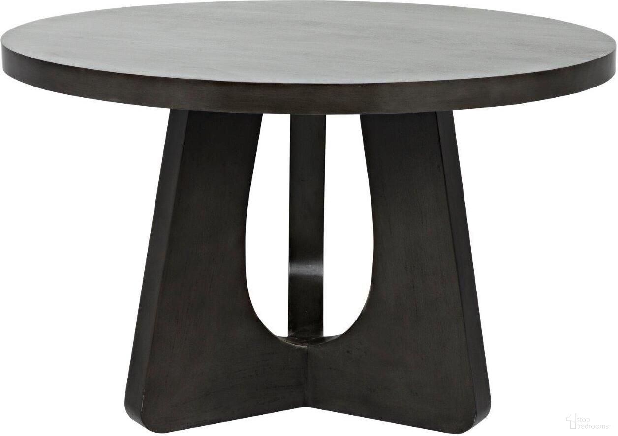 Nobuko 48 Inch Diameter Dining Table In Pale by Noir | 1StopBedrooms
