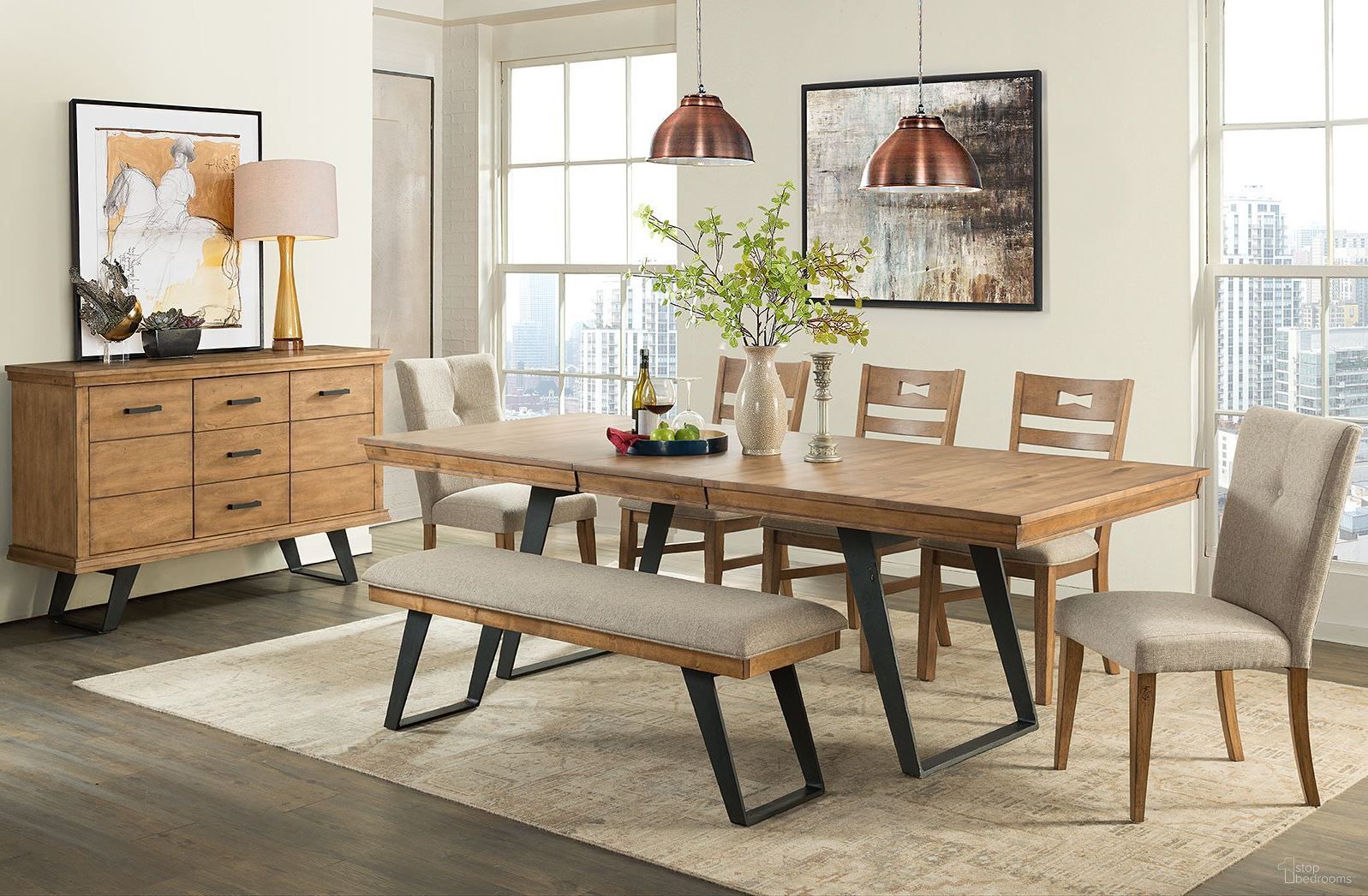 Nantucket Rich Cashew Slat Back Side Chair Set of 2 by Intercon ...