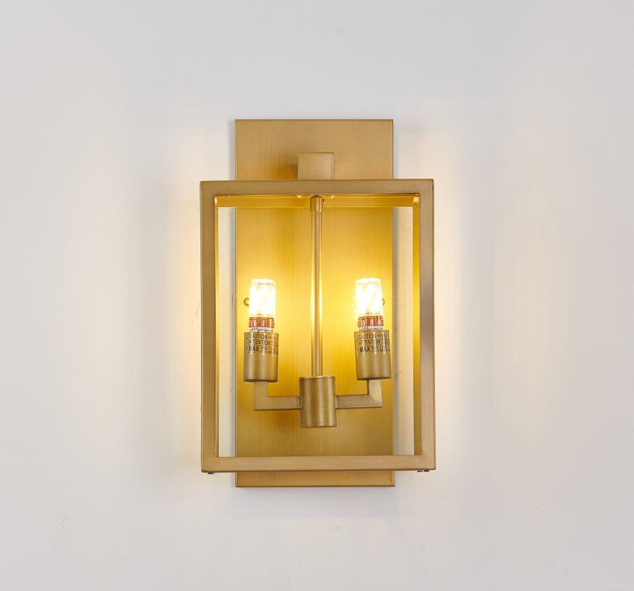 Outdoor Gold Wall Sconce by Bethel International | 1StopBedrooms