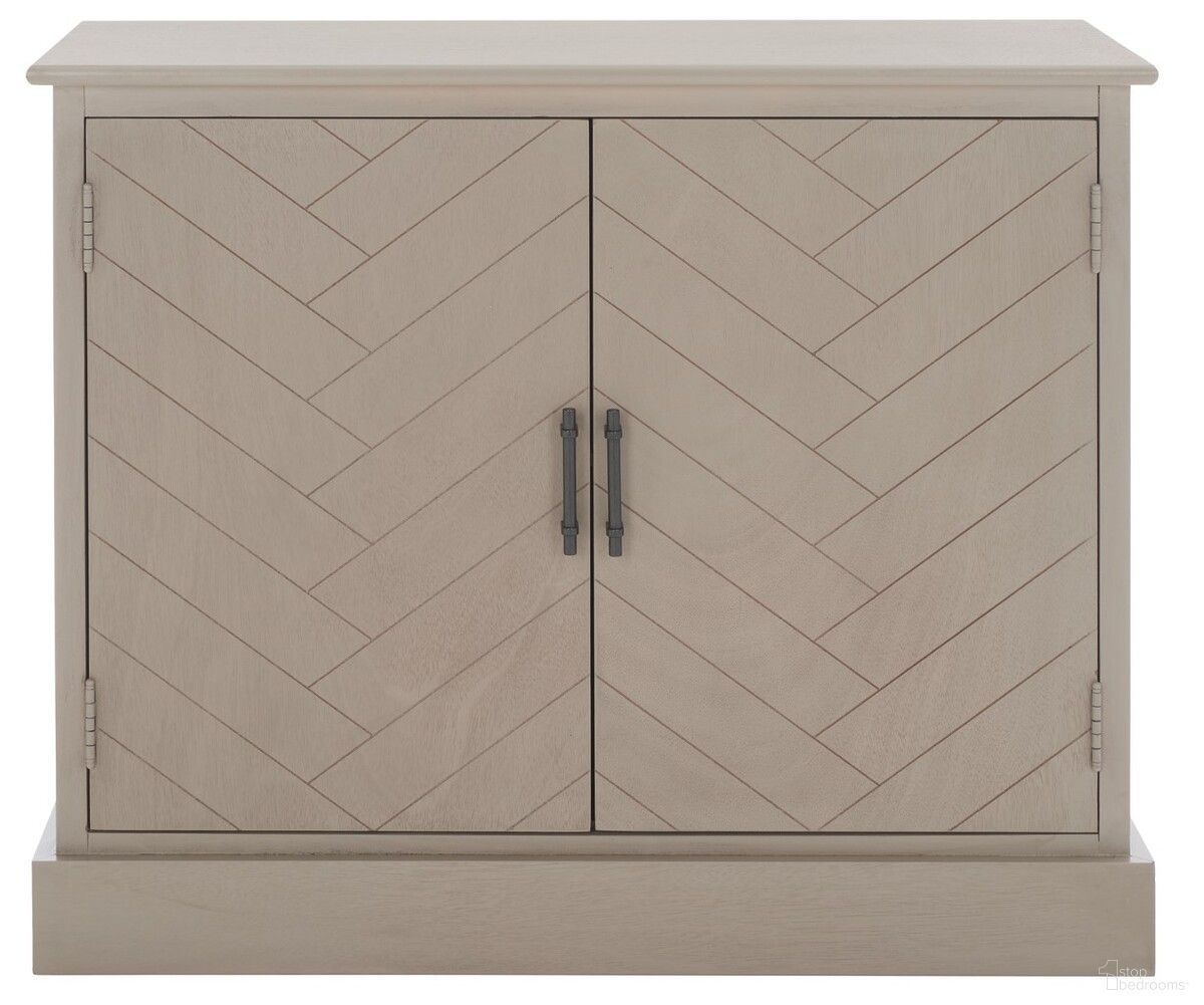 Peyton 2 Door Sideboard in Greige by Safavieh | 1StopBedrooms