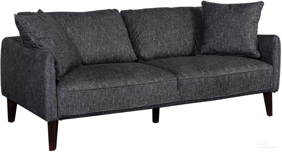 Porter Designs Asher Mid-Century Modern Sofa In Gray | 1StopBedrooms