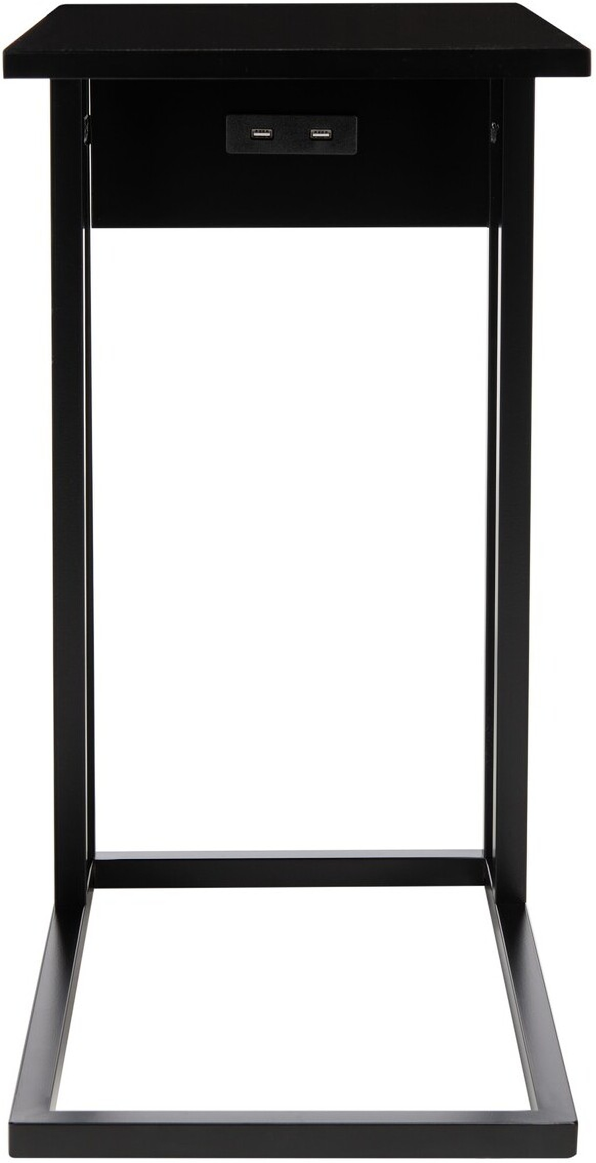 Portland Usb Side Table in Black by Safavieh | 1StopBedrooms