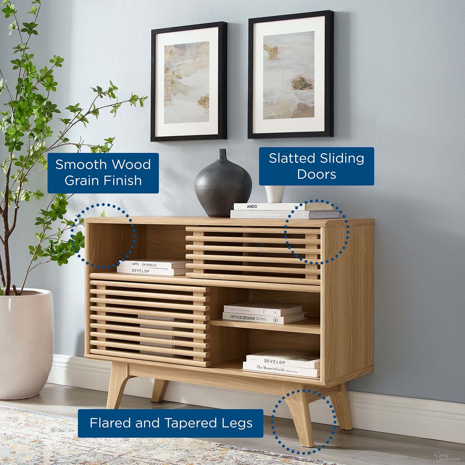 Render Display Stand EEI-2542-OAK by Modway | 1StopBedrooms
