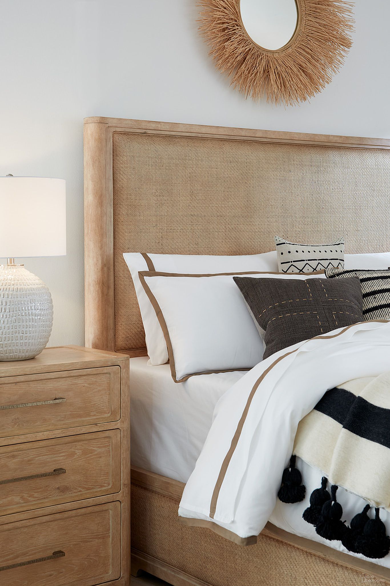 Retreat California King Cane Panel Bed by Hooker | 1StopBedrooms