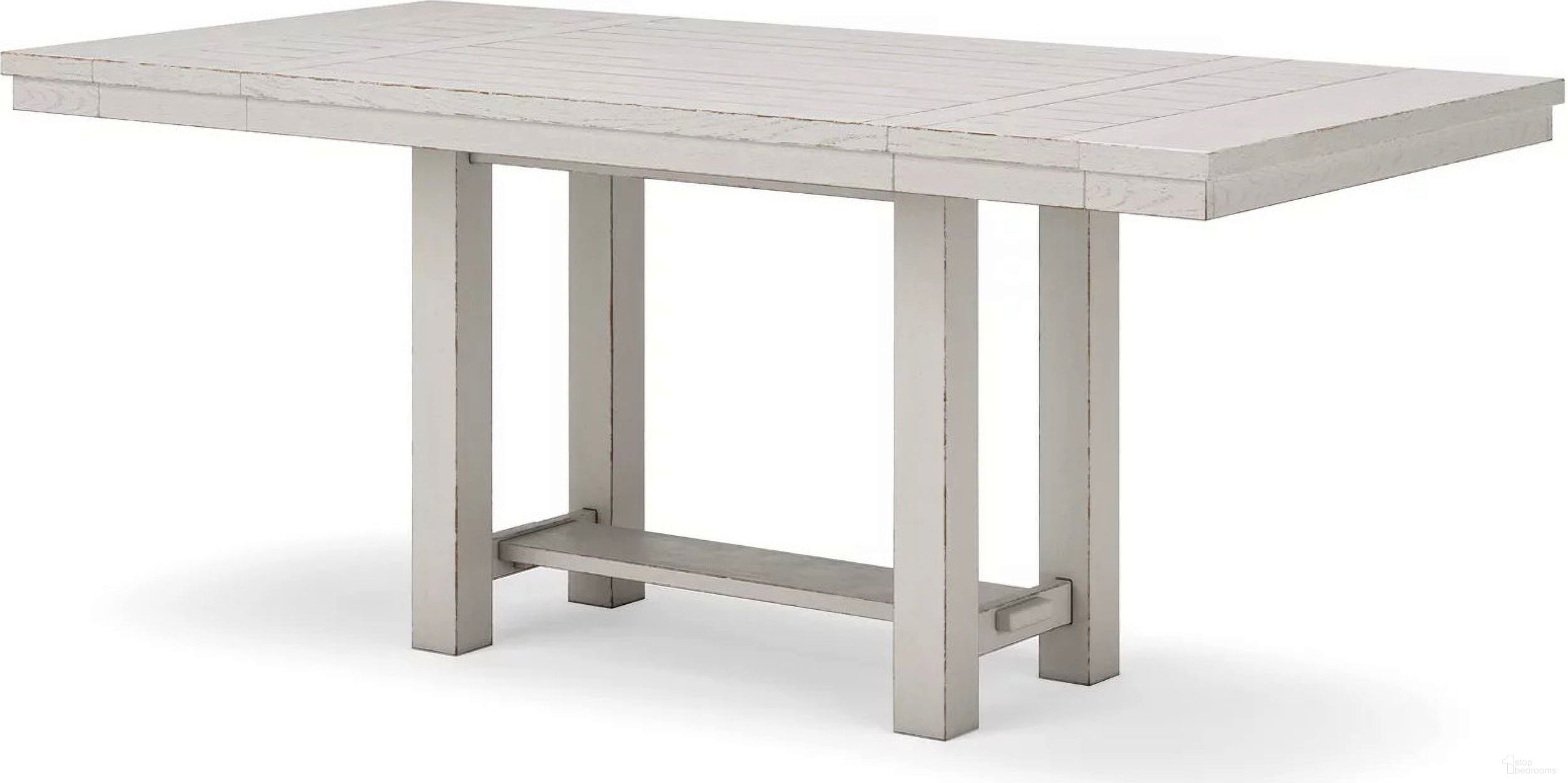 Robbinsdale Counter Height Dining Extension Table In Antique White by ...