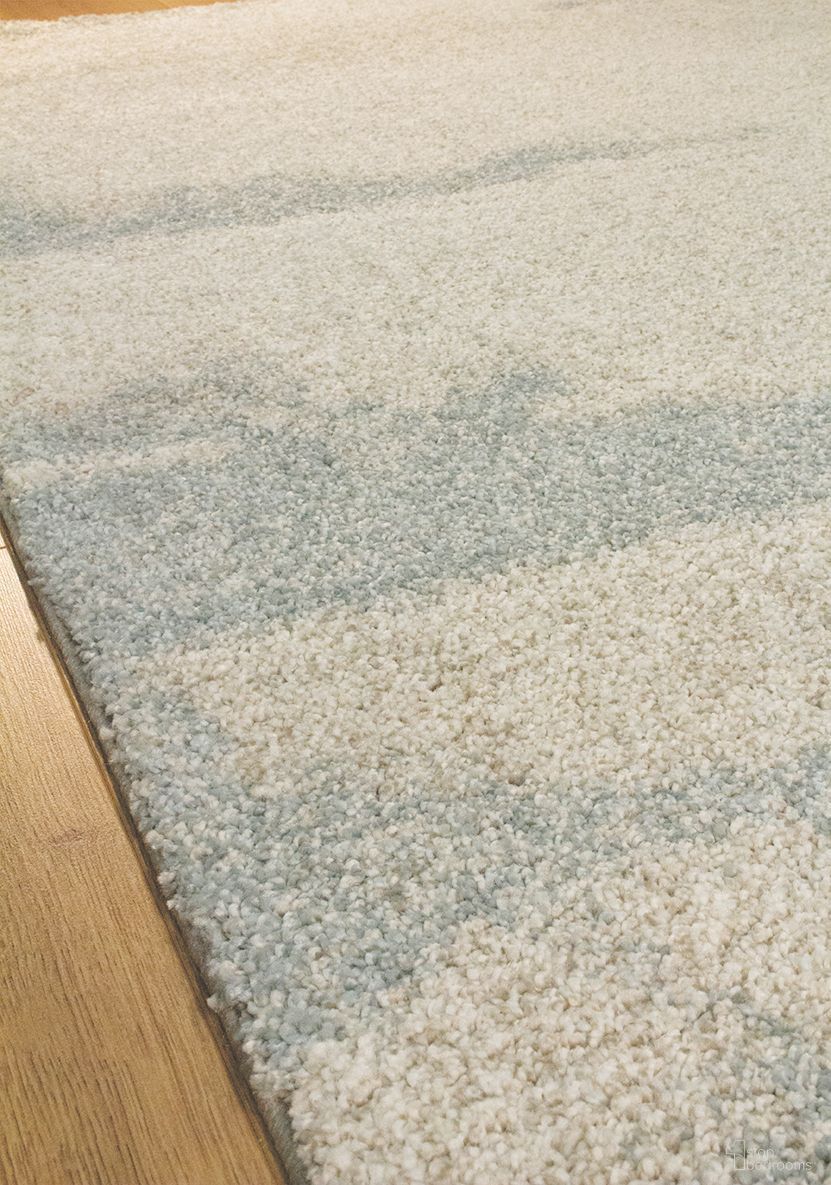 Sable Grey and Blue Cirrus Medium Rug by Kalora | 1StopBedrooms