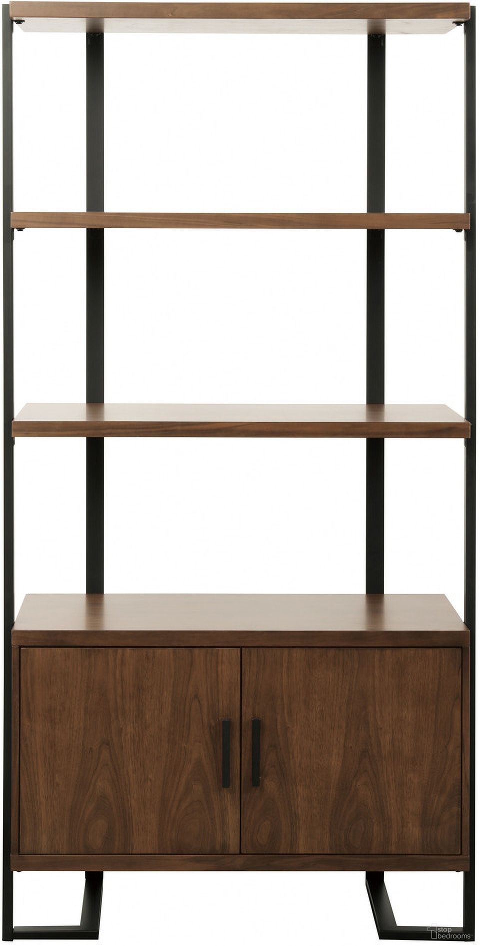 Sedley Dark Cherry Bookcase by Homelegance | 1StopBedrooms