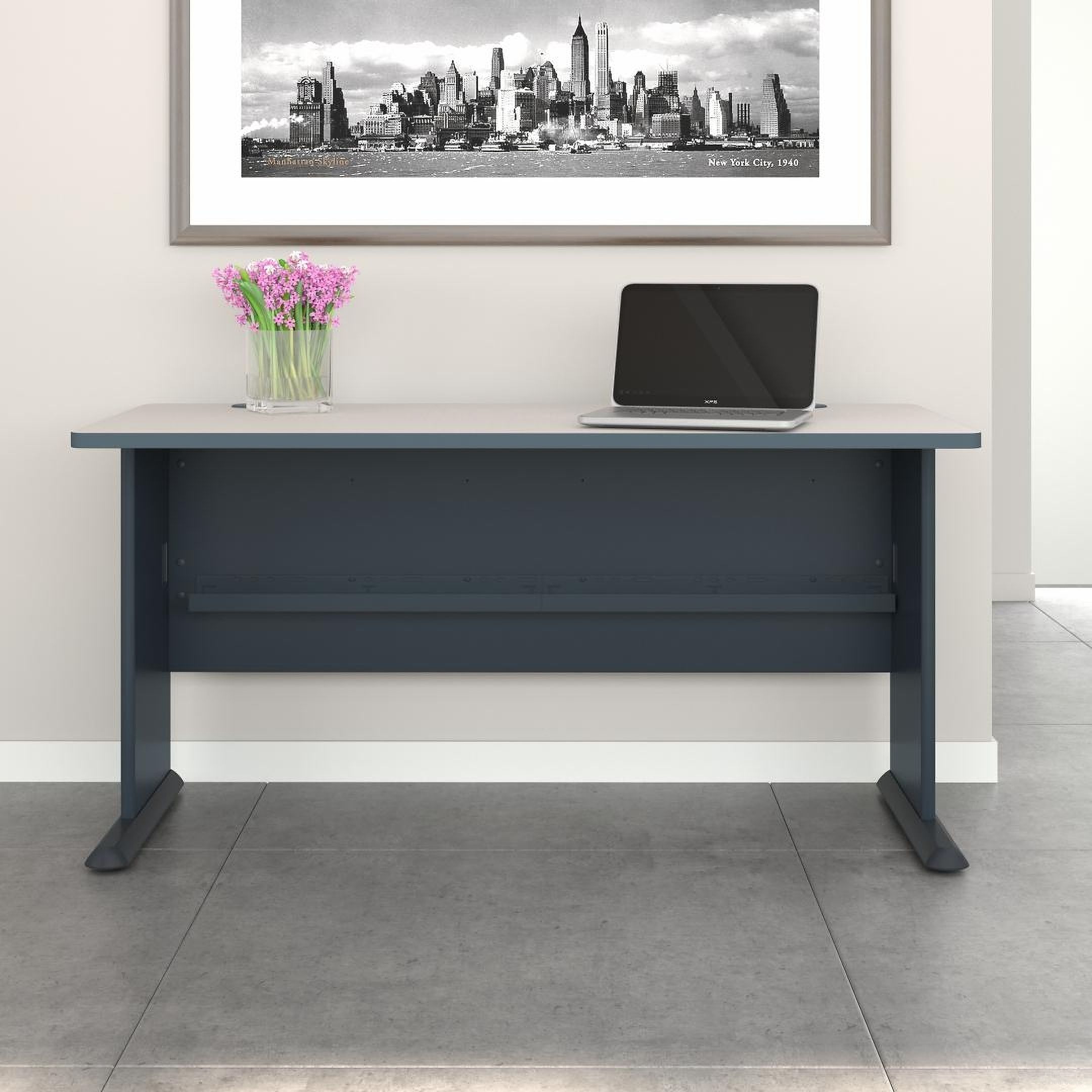 Series A Slate 60 Inch Desk by Bush Furniture | 1StopBedrooms