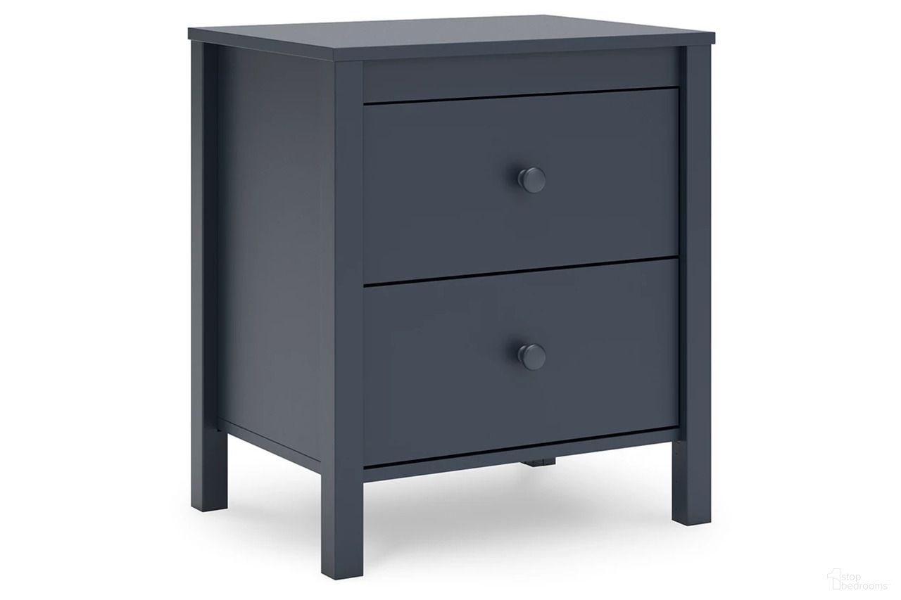 Simmenfort Nightstand In Navy Blue by Ashley Furniture | 1StopBedrooms