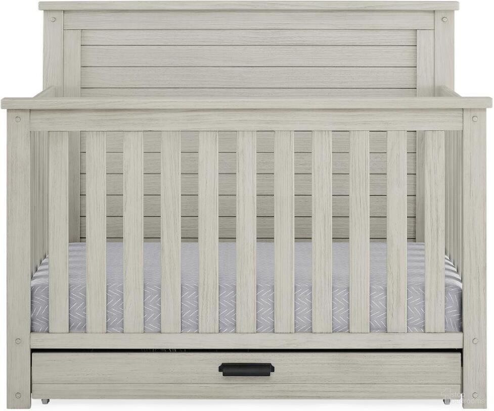 Simmons Kids Caden 6 In 1 Convertible Crib With Trundle Drawer With ...