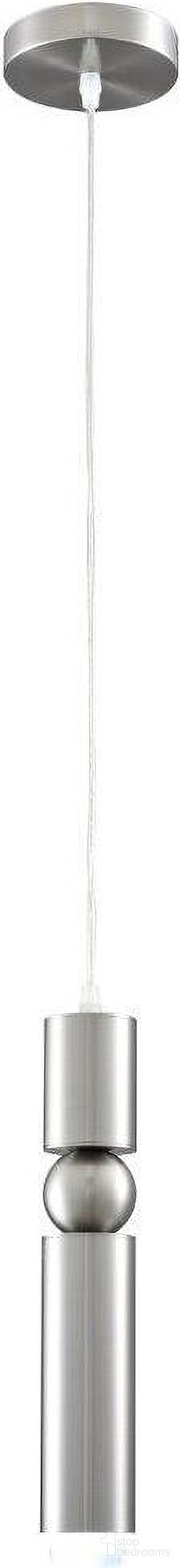 Single Shiny Nickel Pendant Lighting by Bethel International ...