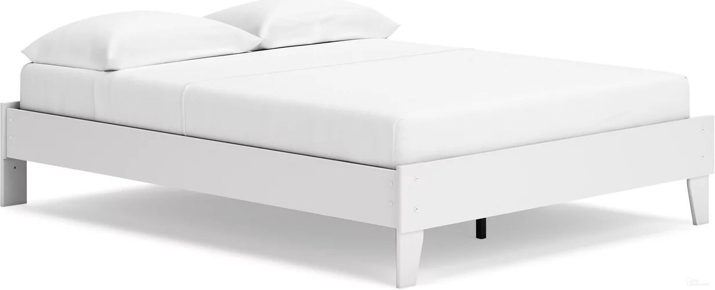 Socalle Queen Platform Bed In Two-tone by Ashley Furniture | 1StopBedrooms