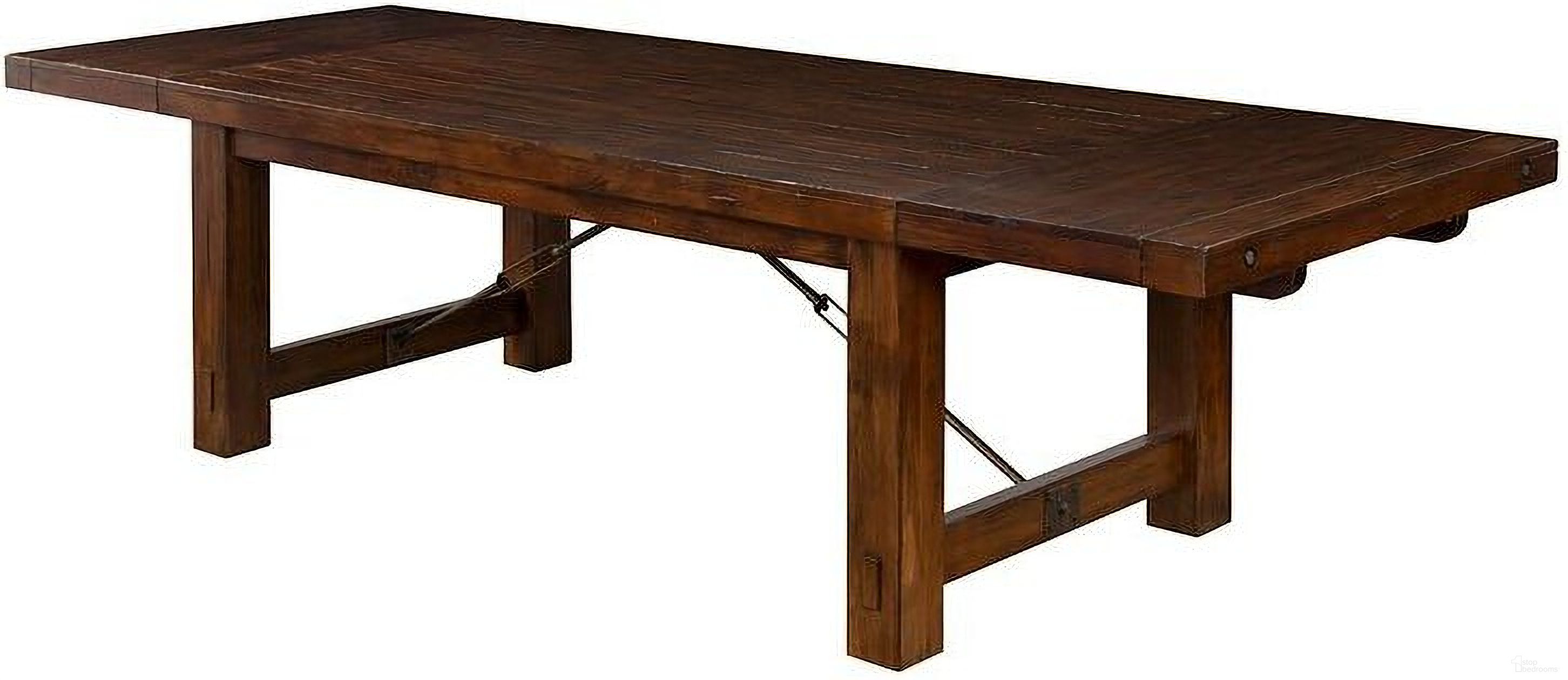 Tuscany Vintage Mocha Extendable Rectangular Dining Table by Sunny ...