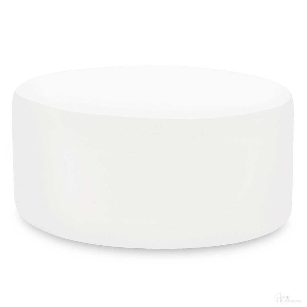 Universal 36 Inch Round Base In White by Howard Elliot | 1StopBedrooms
