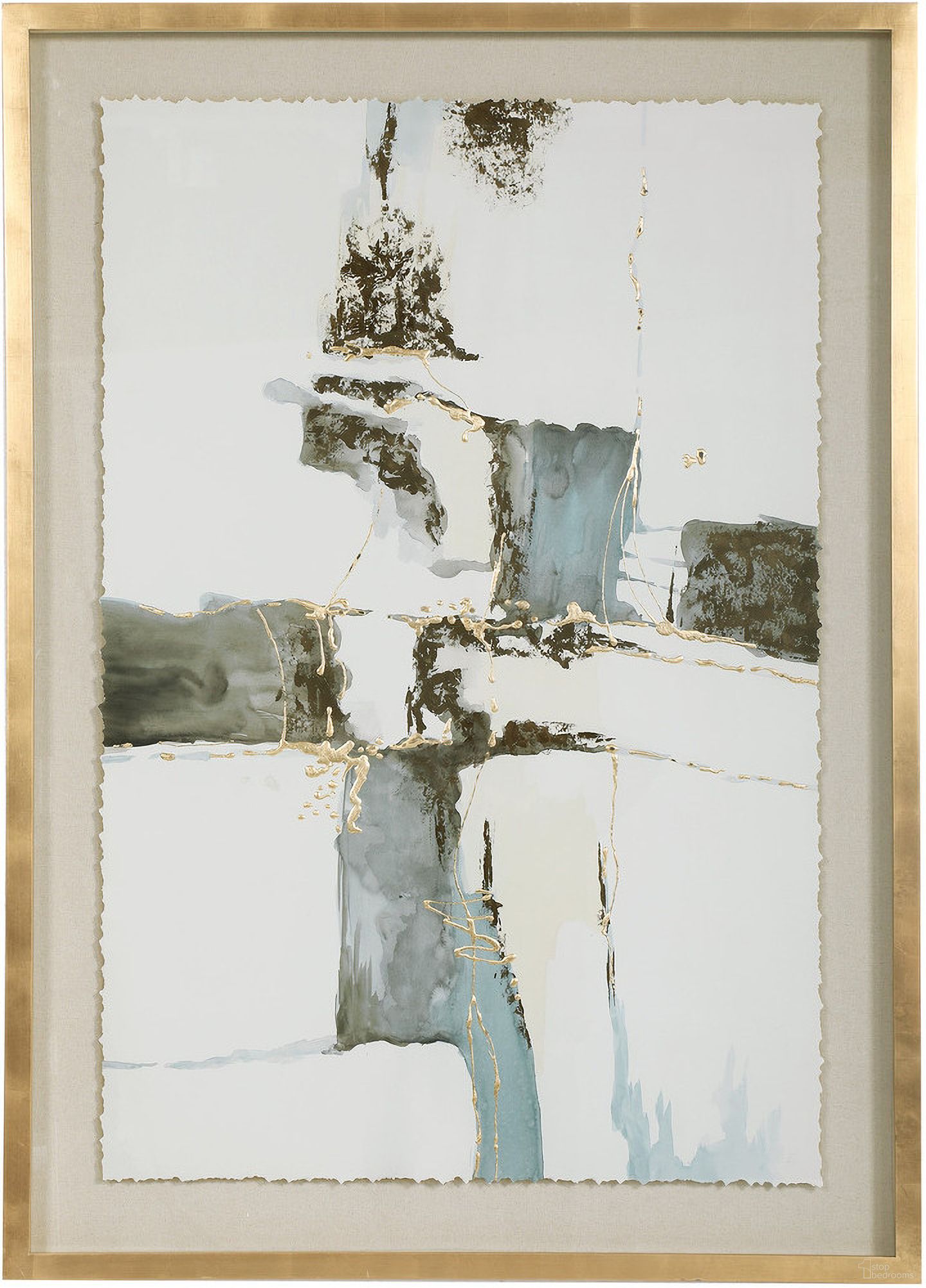 Uttermost Crosswalk Abstract Art | 1StopBedrooms