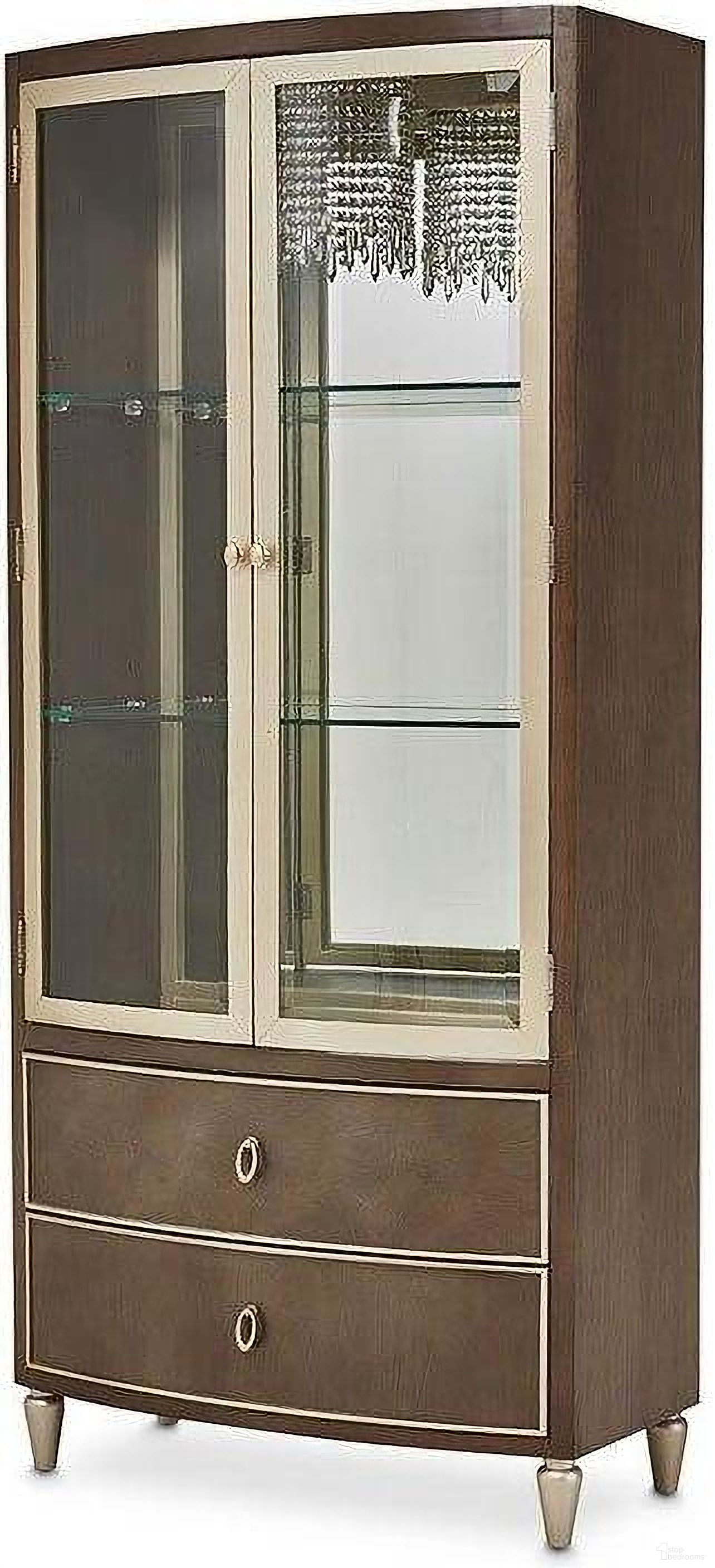 Villa Cherie Hazelnut Round Dining Room Set by AICO | 1StopBedrooms