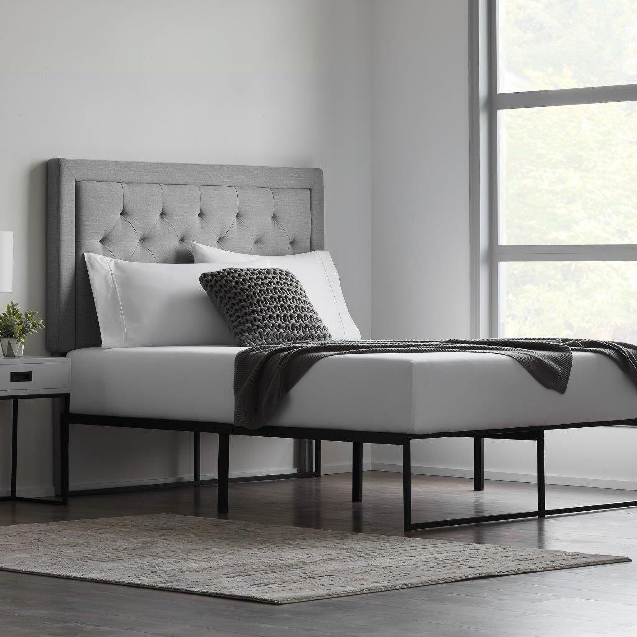 Weekender Modern Twin XL Platform Bed Frame by Malouf | 1StopBedrooms