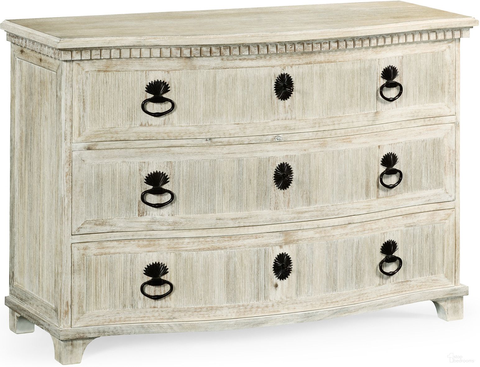 William Yeoward Bickerton 3 Drawer Dresser In White by Jonathan Charles ...