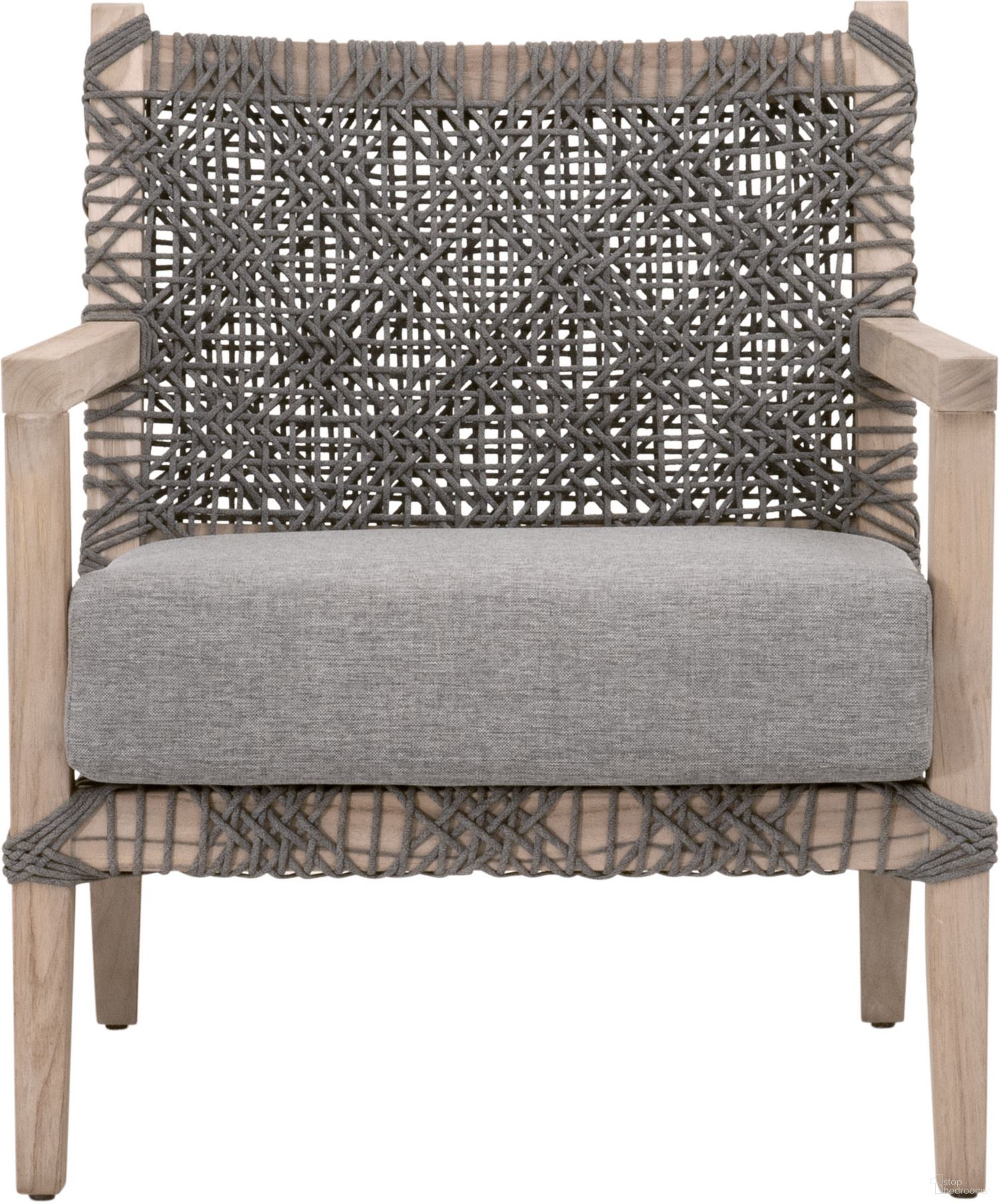 Woven Costa Outdoor Club Chair In Gray by Essentials For Living ...