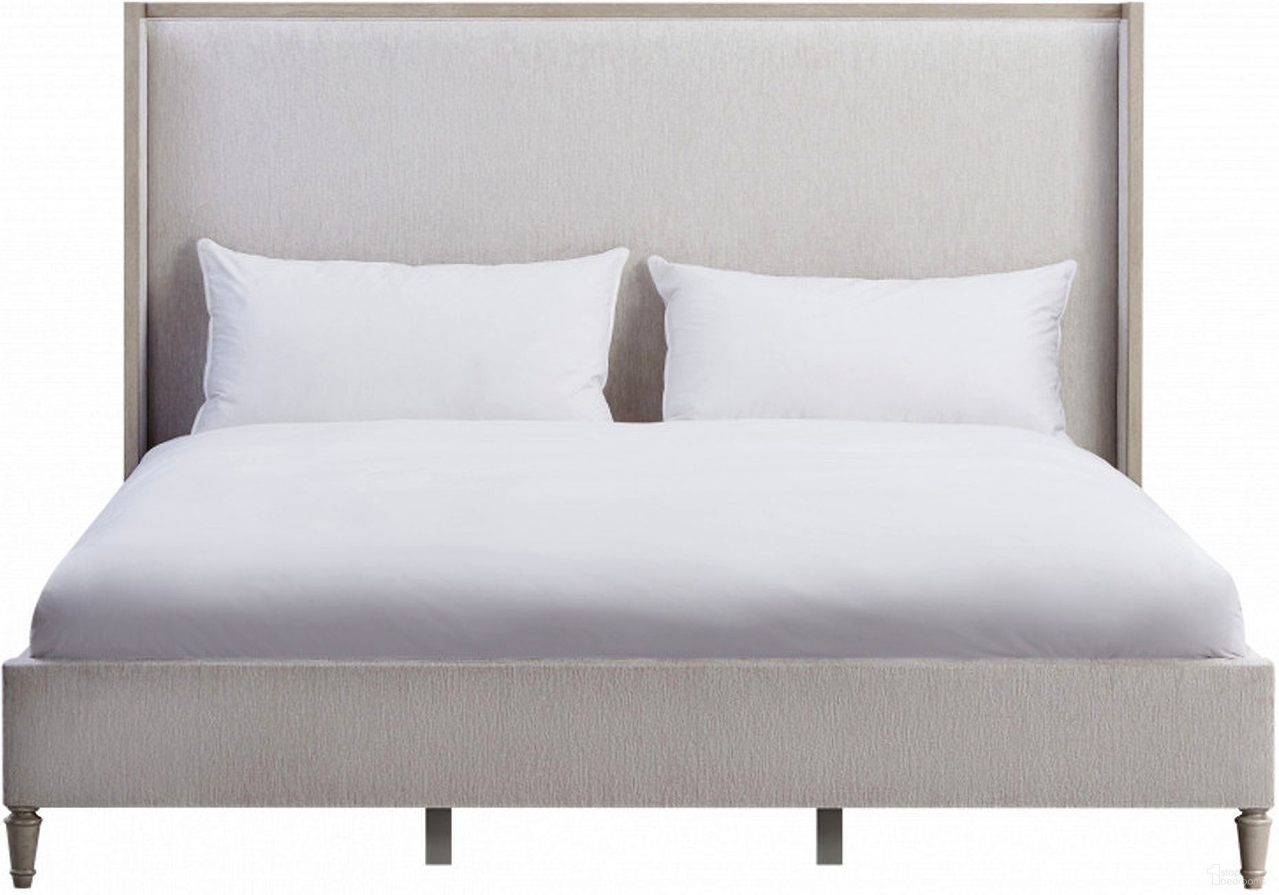 Zest Queen Wing Back Bed In Cream by Caracole | 1StopBedrooms