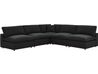 Commix Down Filled Overstuffed 5-Piece Armless Sectional Sofa In Light ...