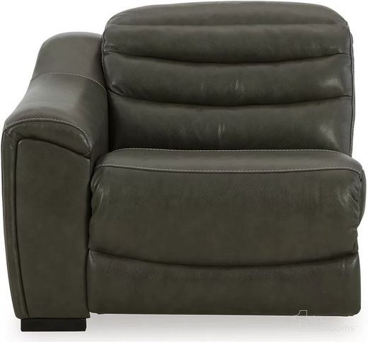 Center Line 6-Piece Power Reclining Sectional In Dark Gray by Ashley ...