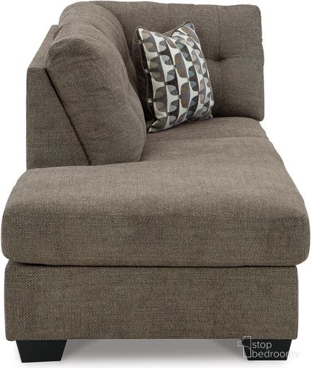 Mahoney 2-Piece LAF Sectional with Chaise In Chocolate by Ashley ...