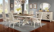 Arcadia Rustic Natural Tone Extendable Rectangular Dining Room Set by ...