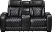 Boyington Power Reclining Loveseat with Console In Gray by Ashley Furniture | 1StopBedrooms